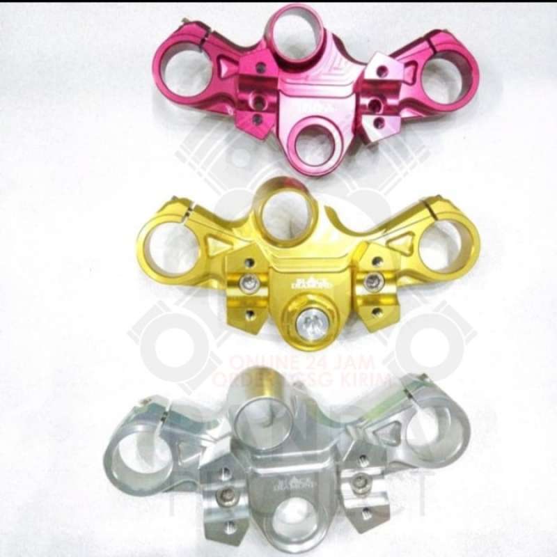 Promo Segitiga Stang Motor Ninja250 Fi/ninja 250 Carburator Black ...