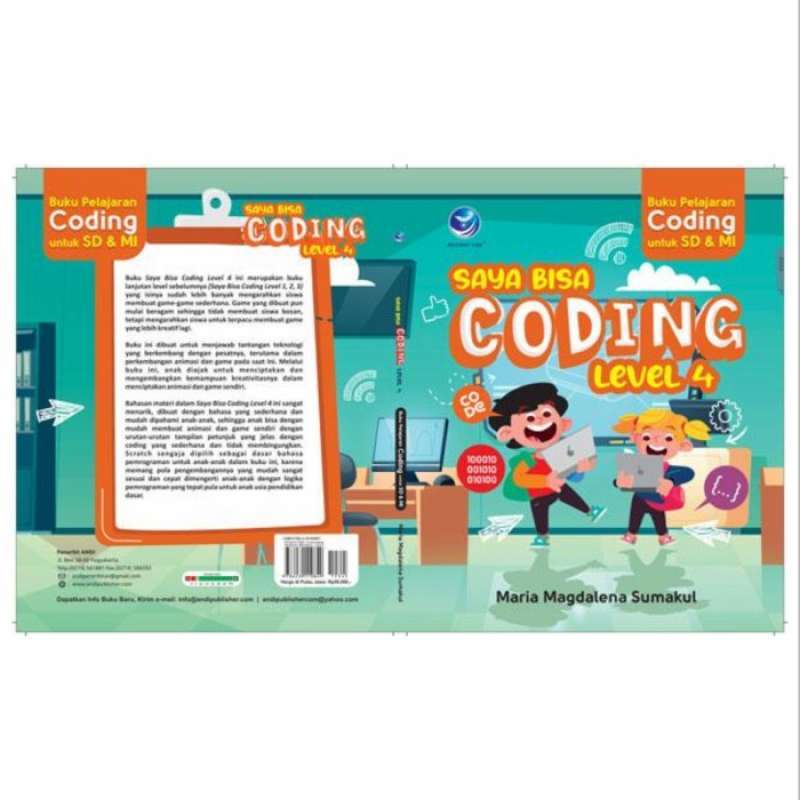 Promo Buku Pelajaran Coding Untuk Sd Dan Mi: Saya Bisa Coding Level 4 ...