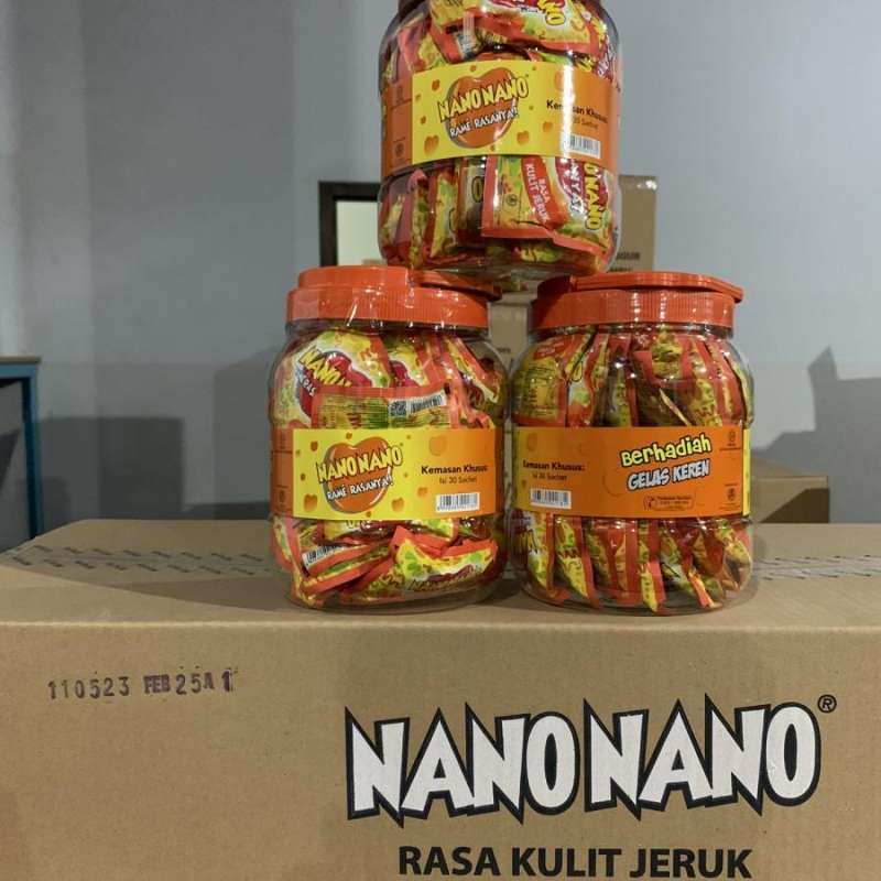 Jual Permen Nano Nano Kemasan Stoples Isi 30 Sachet Di Seller ...