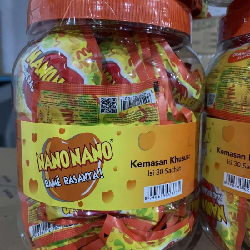 Jual Permen Nano Nano Kemasan Stoples Isi 30 Sachet Di Seller ...