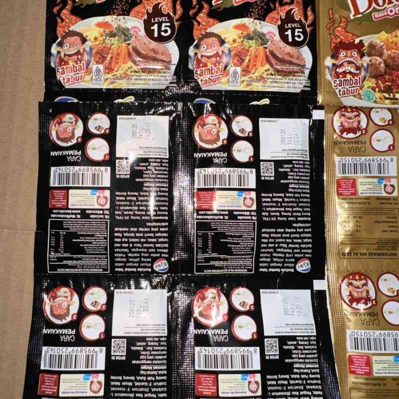 Jual Bon Cabe Kemasan Sachet Level 15 Dan Level 30 Di Seller ...