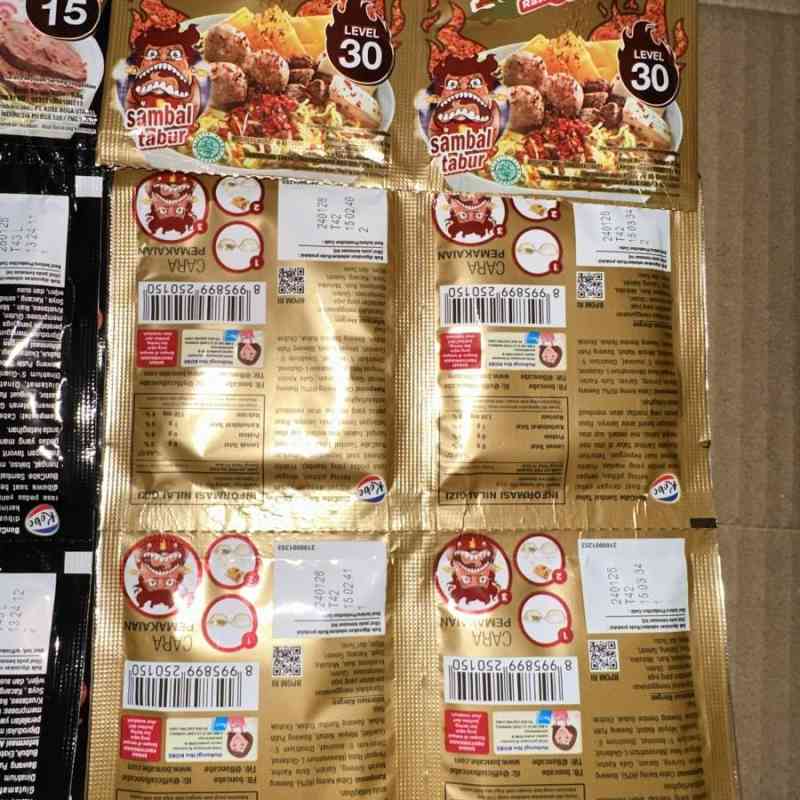 Jual Bon Cabe Kemasan Sachet Level 15 Dan Level 30 Di Seller ...