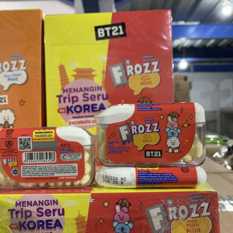 Jual Permen Frozz Orange Mint, Cool Mint, Dan Yuzu Mint - Frozz Cool ...