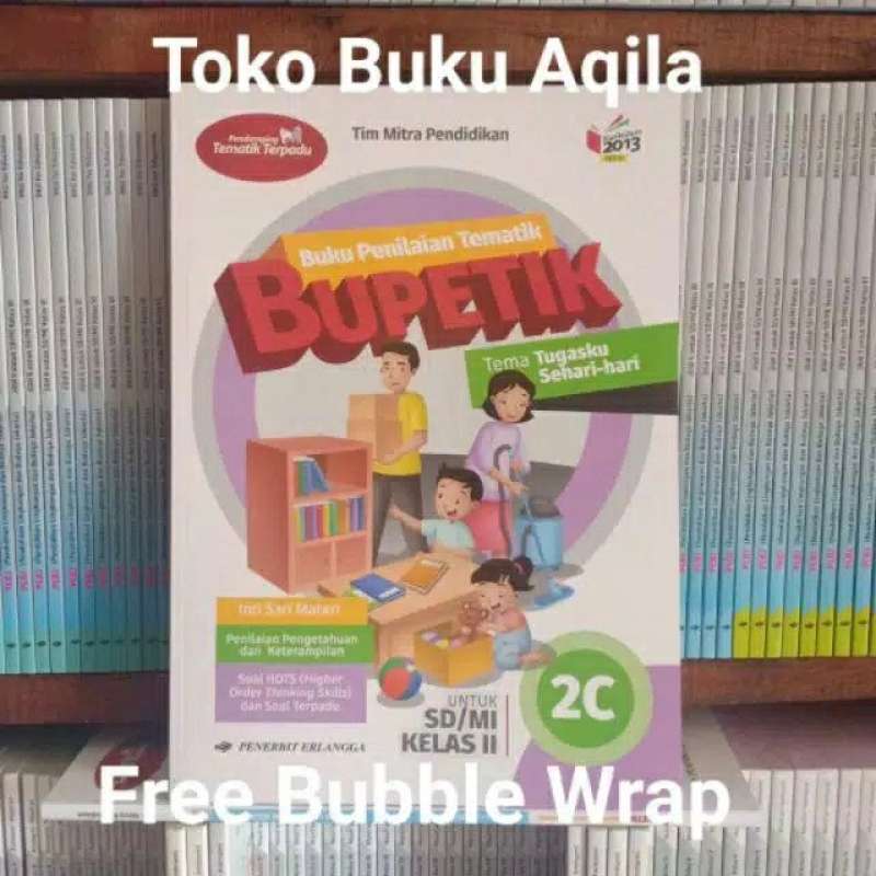 Promo Paket Buku Bupetik 2a 2b 2c 2d Kelas 2 Sd K13n Erlangga Harga 4 ...