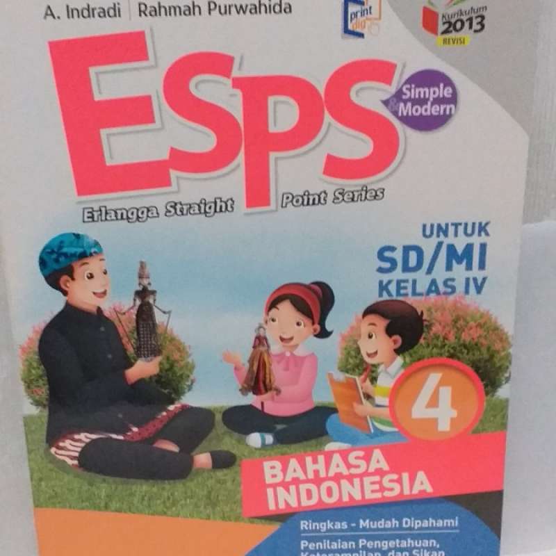 Promo Buku Esps Bahasa Indonesia Sd/mi Kelas 4 Erlangga Diskon 33% Di Seller Huka Shop - Kebon ...