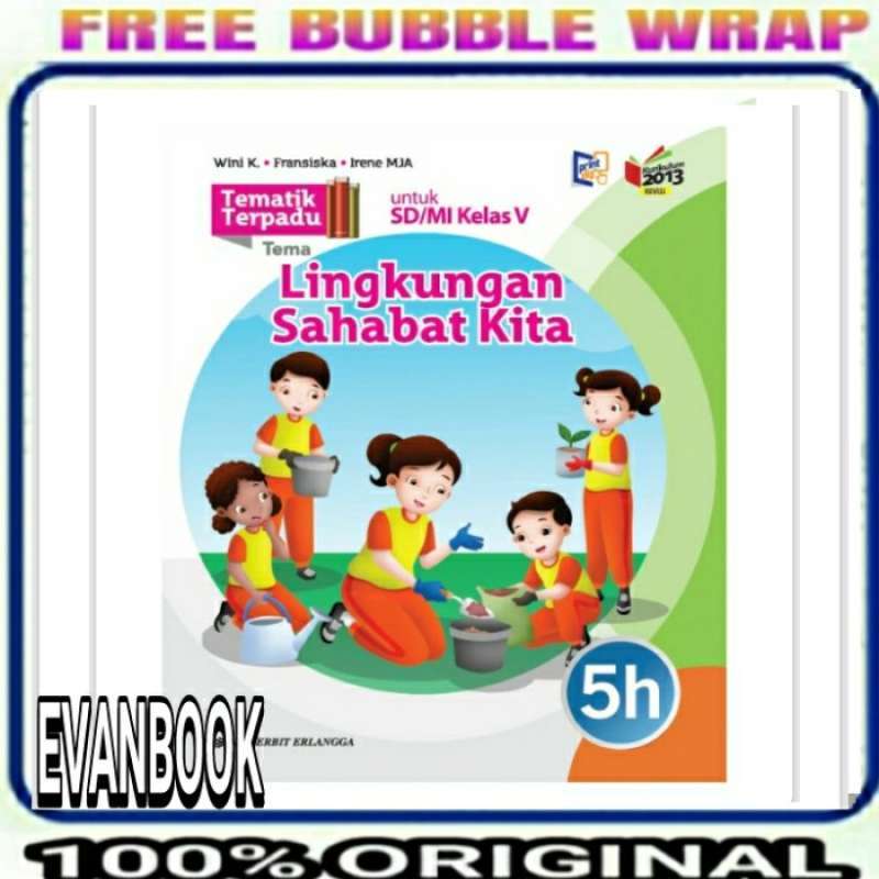 Promo Buku Tematik Terpadu 5h Untuk Sd Mi Kelas V K2013 Revisi Erlangga
