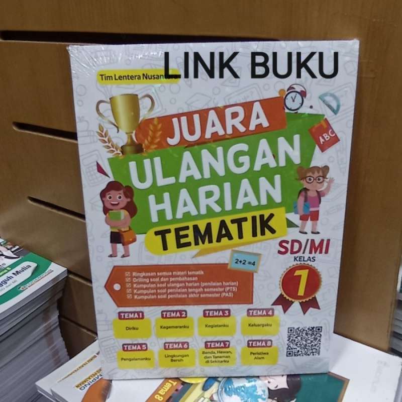 Promo Juara Ulangan Harian Tematik Kelas 1 Sd Semester 1&2 Soal & Pembahasan Diskon 27% Di ...