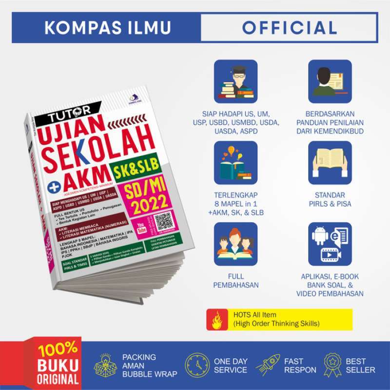 Promo Buku Tutor Ujian Sekolah + Akm Sd/mi 2022 Terbaru Terupdate Diskon 28% Di Seller Huka Shop ...