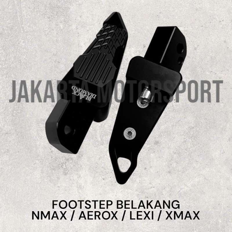 Promo Foot Step Belakang Full Cnc Black Diamond Nmax Aerox Lexi Xmax ...