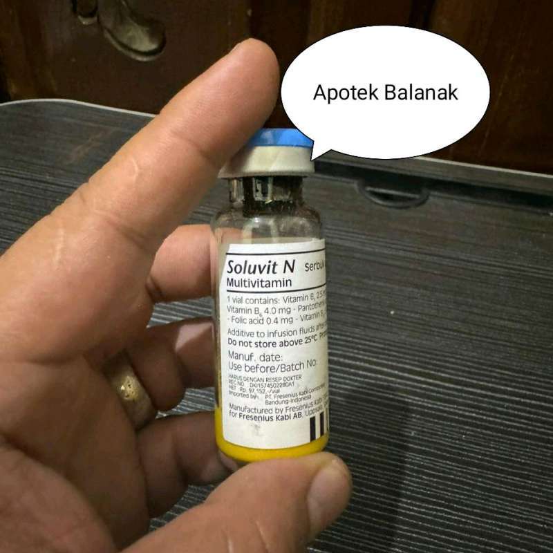 Jual Asli Dan Original Soluvit N (multivitamin) Injeksi Per Vial Utuh ...