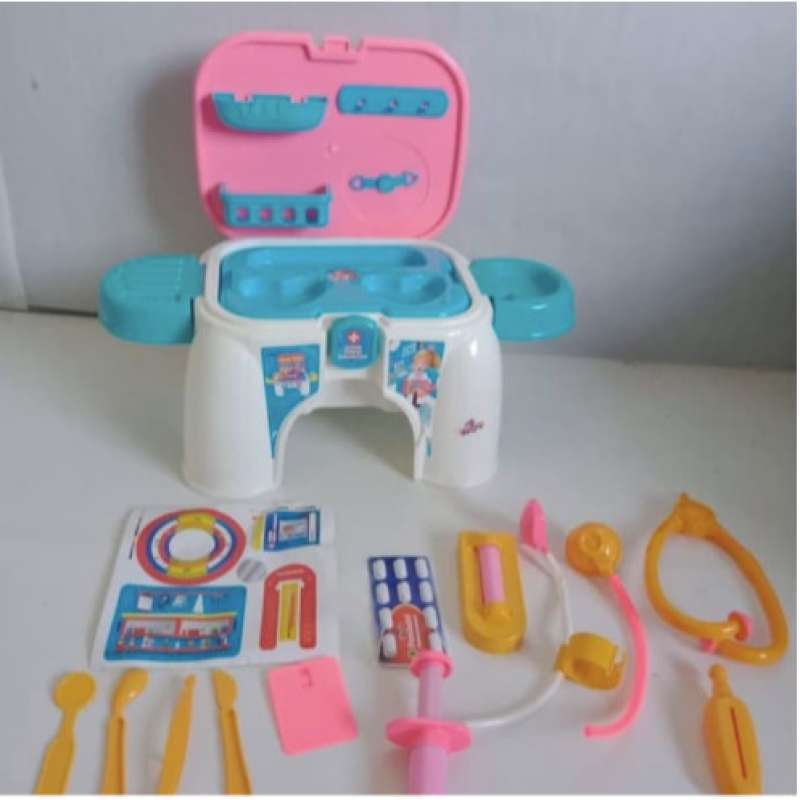 Promo Mainan Dokter Pintar 935 Mainan Doctor Play Set - Biru - Biru ...