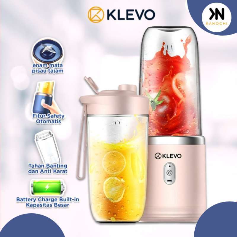 Jual Klevo Mixxo Blender Juicer Portable 6 Mata Pisau Juice Cup Mini 400ml Di Seller Noelle ...