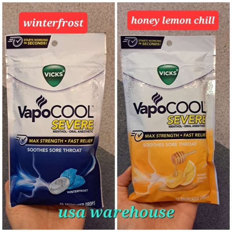 Promo Vicks Vapocool Severe Max Strength Soothe Sore Throat 45 Drops ...