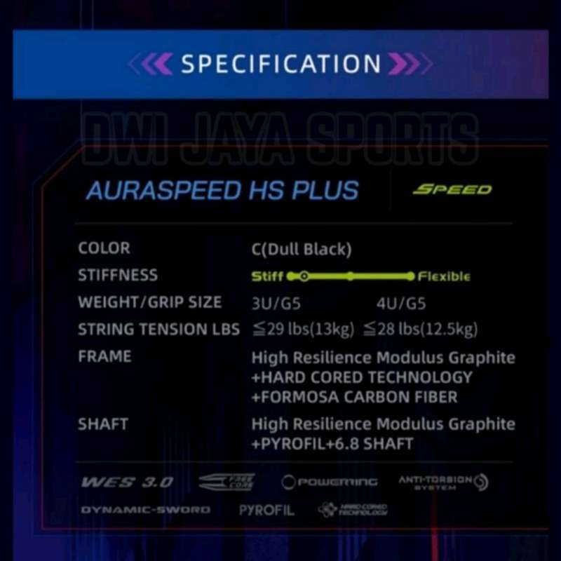 Promo Victor Auraspeed Hypersonic Plus | Ars-hs Plus Badminton Racket ...