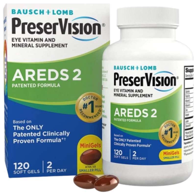 Promo Bausch+lomb Preser Vision Areds 2 Eye Vitamin Mata Mineral ...