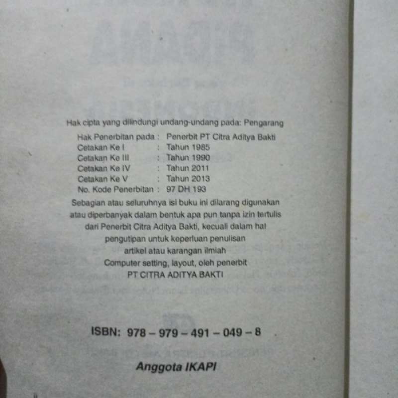 Promo Buku Original Dasar - Dasar Hukum Pidana Indonesia - Lamintang ...