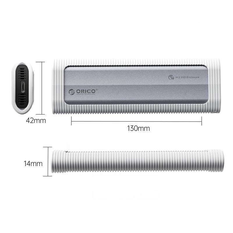 Jual Orico Axm2-g2 Ssd Enclosure M.2 Nvme External Case Type C M2 Pcie ...