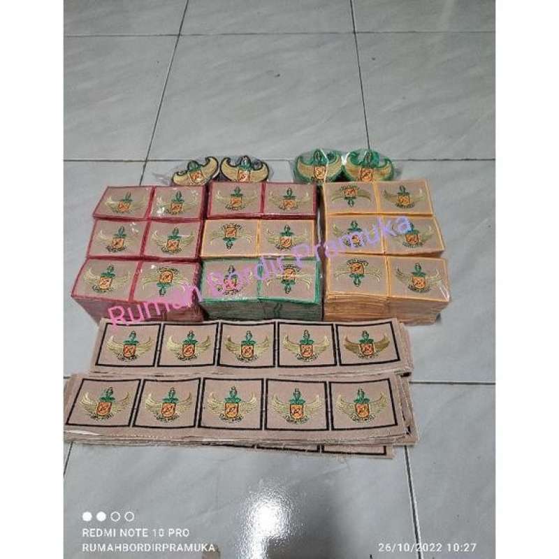 Promo Bordir Tangkal Napza (50biji/desain) - Sayap Kuning Diskon 28% Di ...