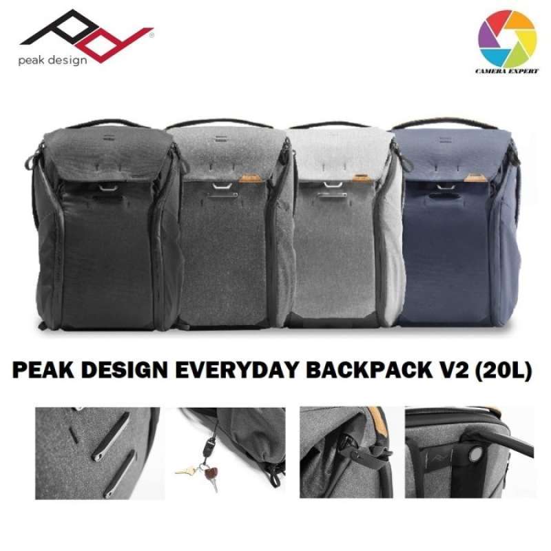 Promo Peak Design 20l Everyday Backpack V2 20l New Original Resmi - Segel Diskon 33% Di Seller ...