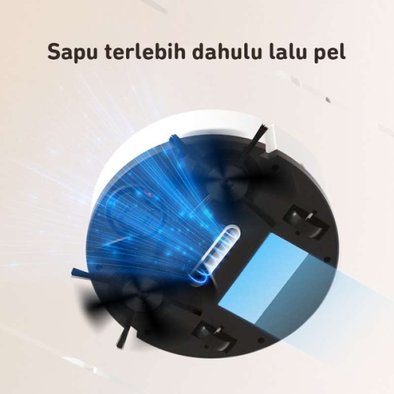 Jual Vacuum Robot 3 In 1 Sapu Pel Sedot Debu Lantai Smart Sweeping Robot - Putih Di Seller Rumix ...