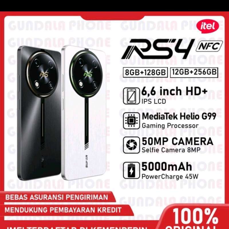 Jual Itel Rs4 12+256gb - Nfc - G99 Ultimate - 45w Power Charge - 120hz ...