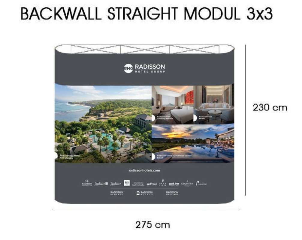 Jual Backwall Backdrop Pop Up Spider Portable Bongkar Pasang Di Seller ...