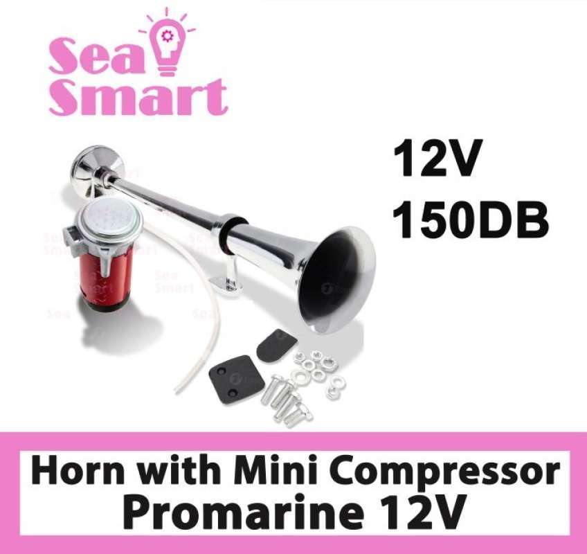 Promo Horn With Mini Compressor 24v 150db/ Klakson Kapal Diskon 23% Di ...