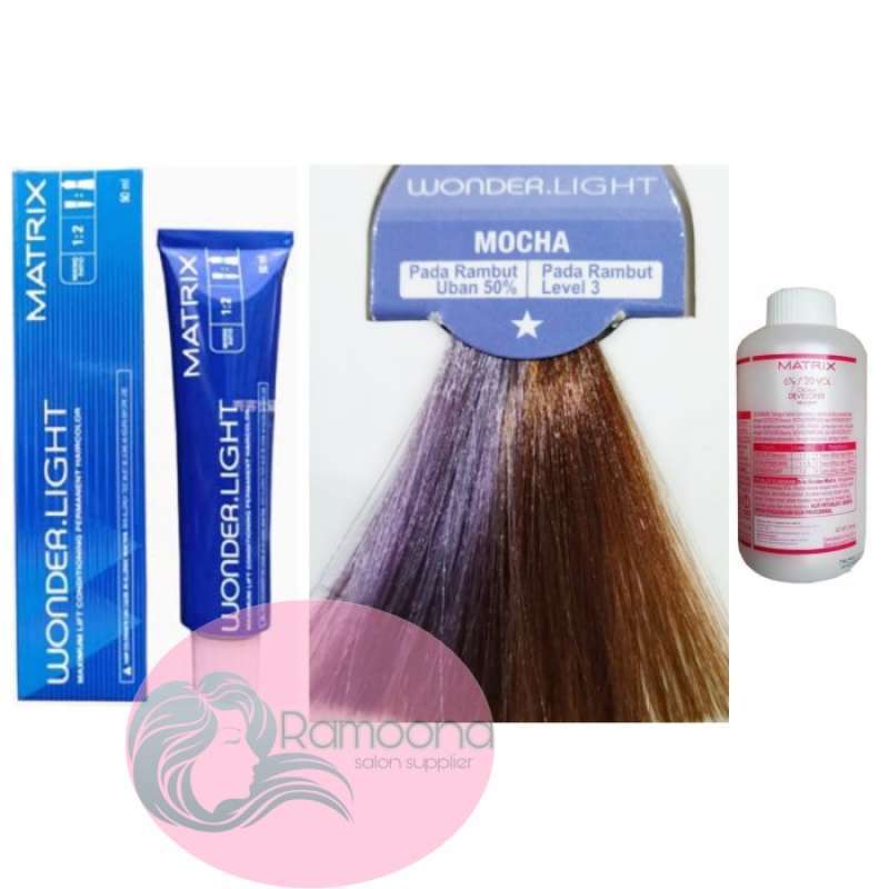 Promo Matrix Wonder.light Wonder Light Mocha 90ml + Oxydant Diskon 23% ...