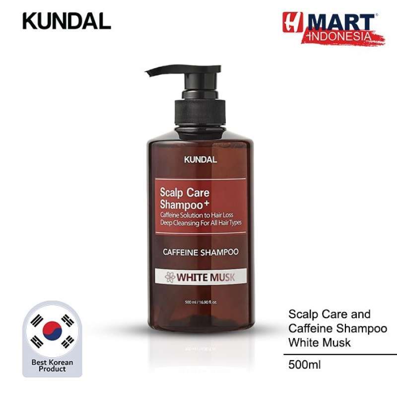 Promo Kundal Scalp Care And Caffeine Shampoo White Musk Made In Korea ...