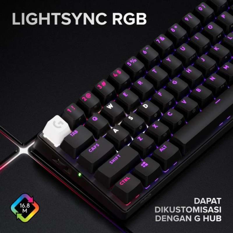 Jual Keyboard Gaming Logitech Pro X 60 Lightspeed Wireless Tactile With ...