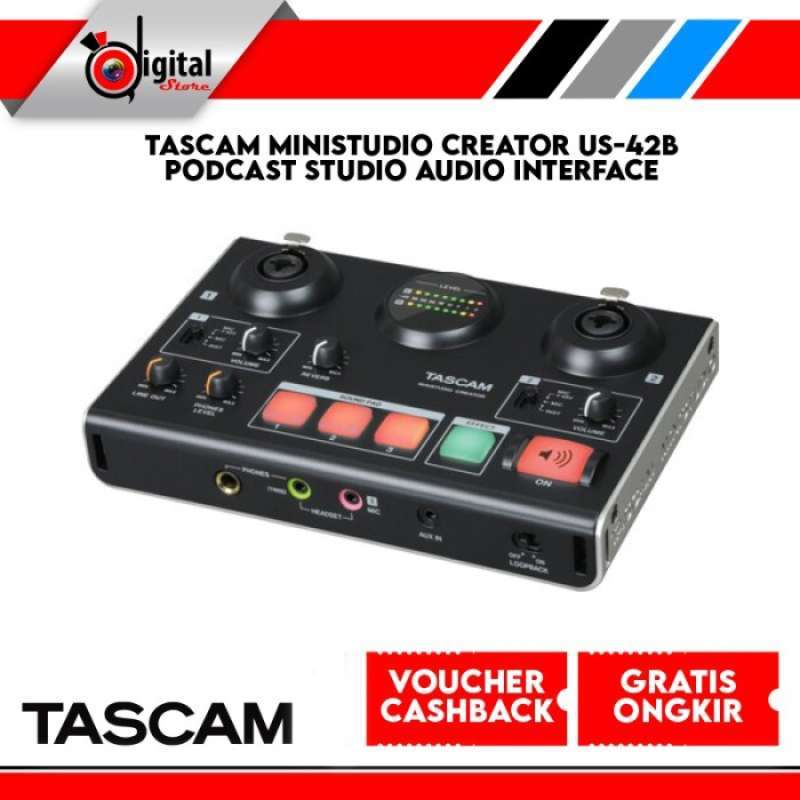 Promo Tascam Ministudio Creator Us-42b Podcast Studio Audio Interface ...