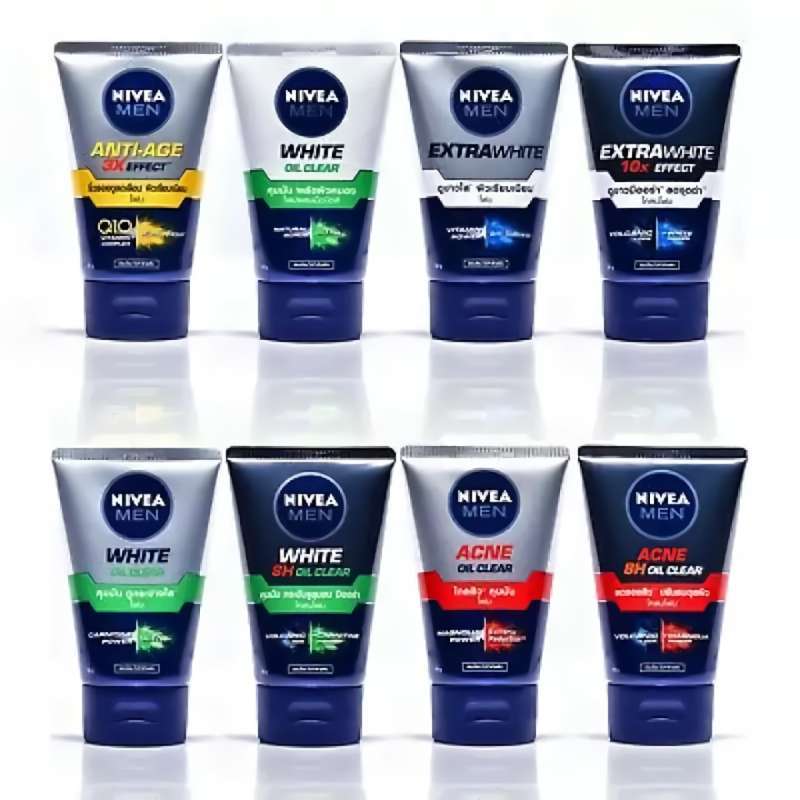 Promo Nivea Men Facial Cleanser 100ml | Oil Clear | Deep Acne Attack ...
