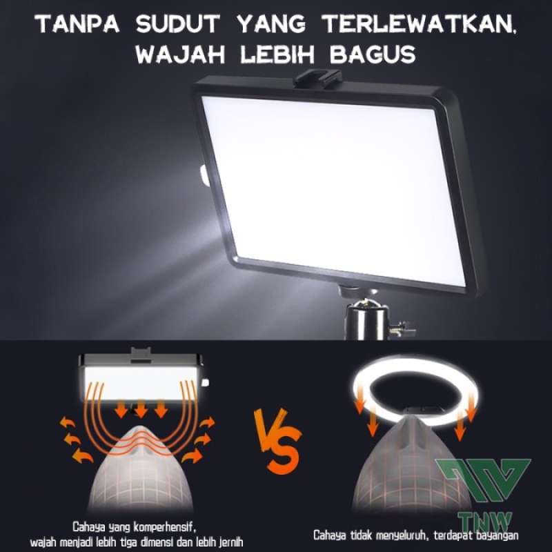 Jual Tnw Lampu Foto Lampu Led Video Light Tripod Ring Light Live ...