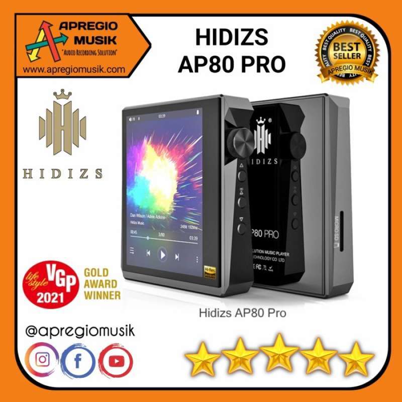 Jual Hidizs Ap80 Pro High Resolution Lossless Dap Profesional Digital ...