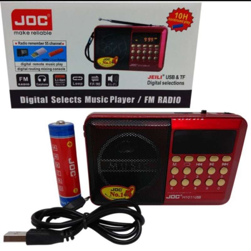 Jual Speaker Mp3 Joc H1011 Usb - Radio Untuk Murotal- Radio Fm Portable ...
