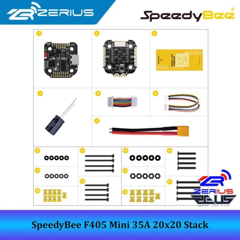 Jual Speedybee F405 Mini 35a Bls Esc 20x20 Stack With Bluetooth Di ...