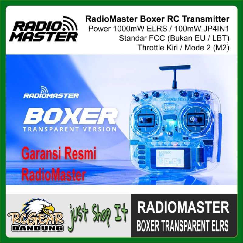 Jual Radiomaster Boxer Radio Controller Transmitter Transparent ...