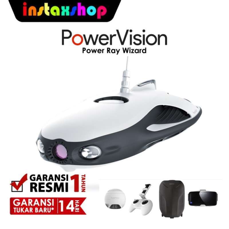 Jual Power Vision Powerray Wizard Underwater Drone 4k Power Ray Di ...