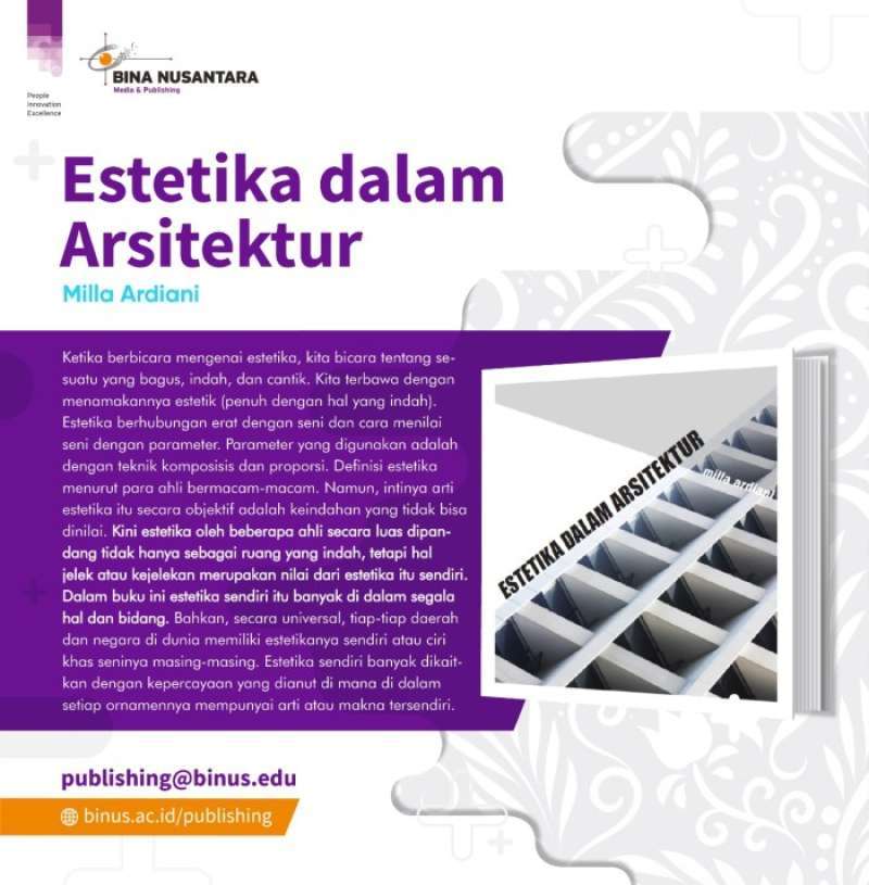 Jual Beehive Binus - Estetika Dalam Arsitektur Di Seller Noelle - Cengkareng Timur, Kota Jakarta ...