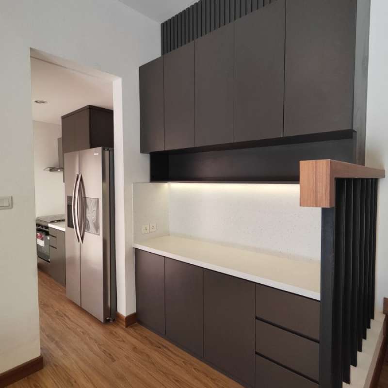 Jual Custome Kitchen Set Interior Furniture Wpc Dapur Lemari Dp Di ...