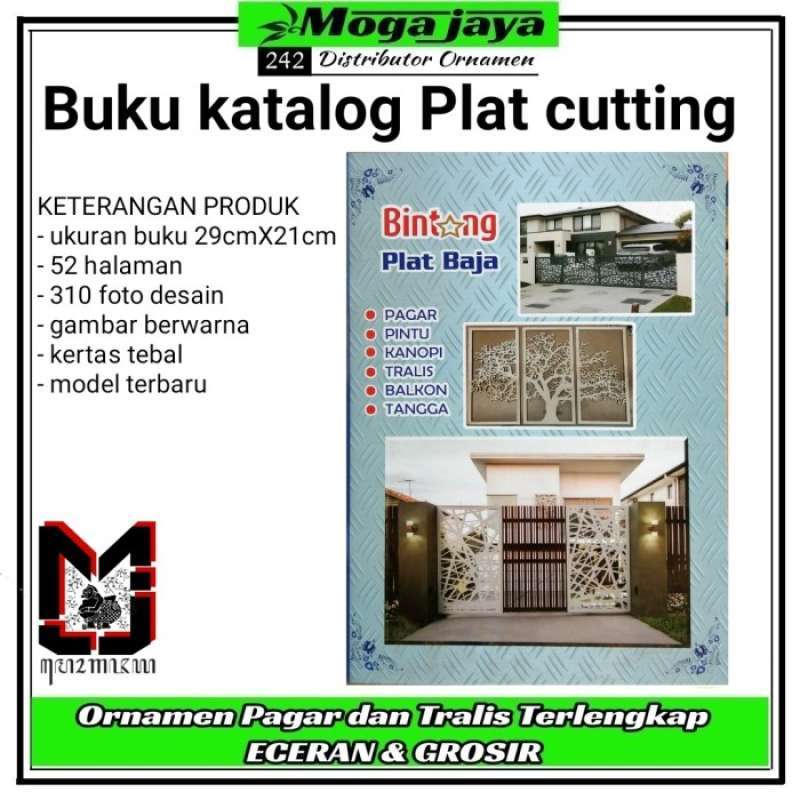 Jual Buku Katalog Tralis Canopy Pagar Balkon Tangga Besi Stainless ...
