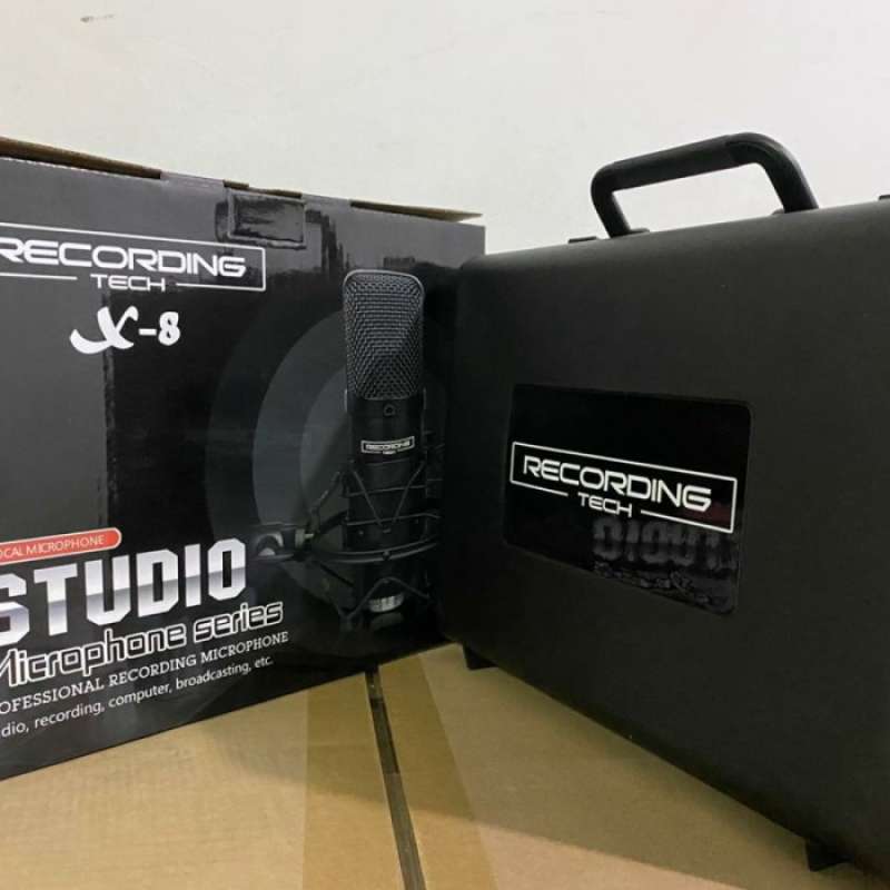 Promo Xlr Condenser Recording Tech X8 Mic Podcast Dan Rekaman Diskon 23 ...