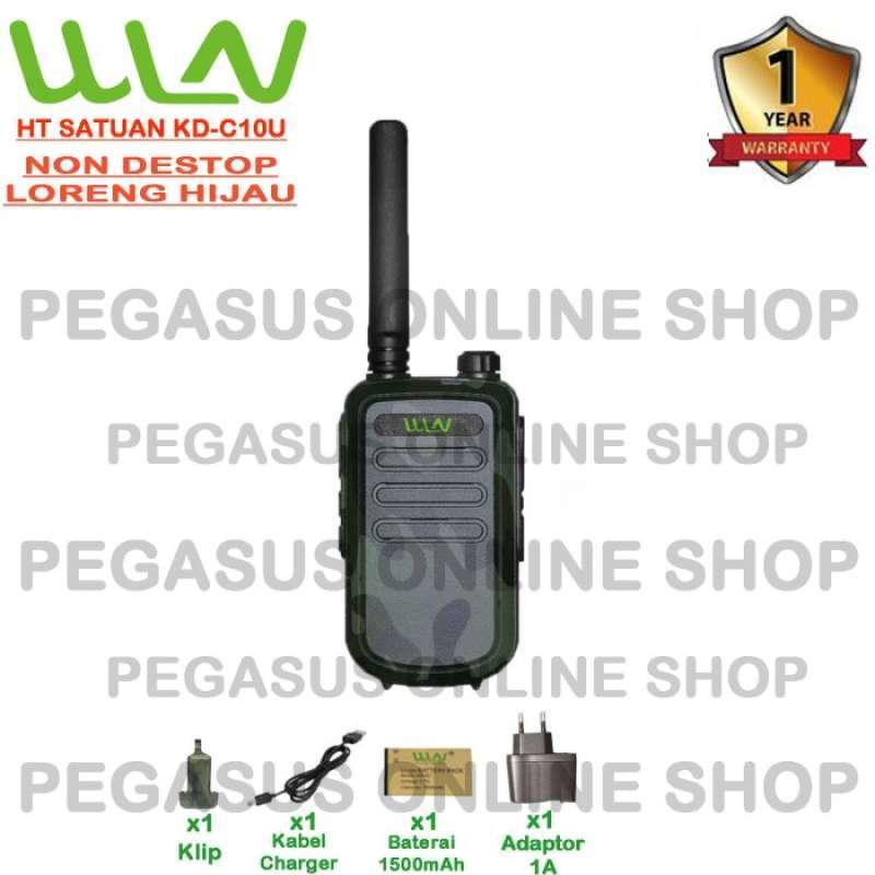 Promo Ht Satuan Wln Two-way Radio-kd-c10 -loreng Tanpadekstop ...