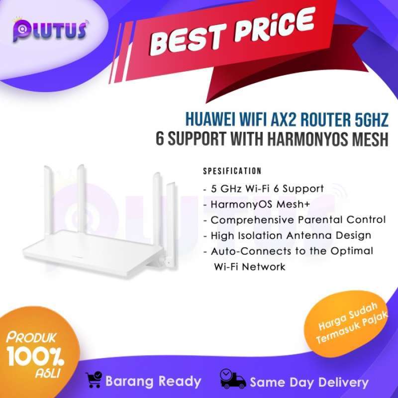 Promo Wifi Ax2 Router 5ghz 6 Support With Harmonyos Mesh+ 1500 Mbps ...