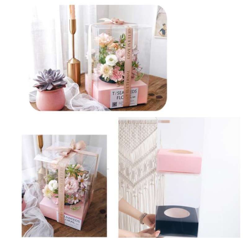 Promo Mika Flower Box - Soft Box - Kotak Bunga Transparan Gb007 Diskon ...