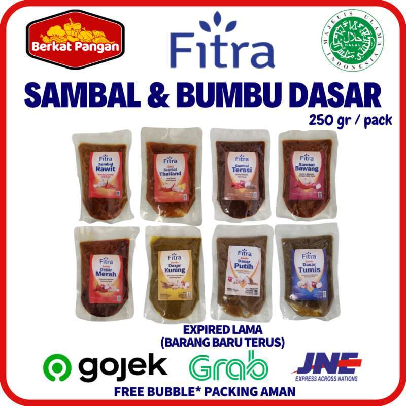 Jual Fitra Sambal Terasi Rawit Sambal Thailand Dan Bumbu Dasar Merah ...