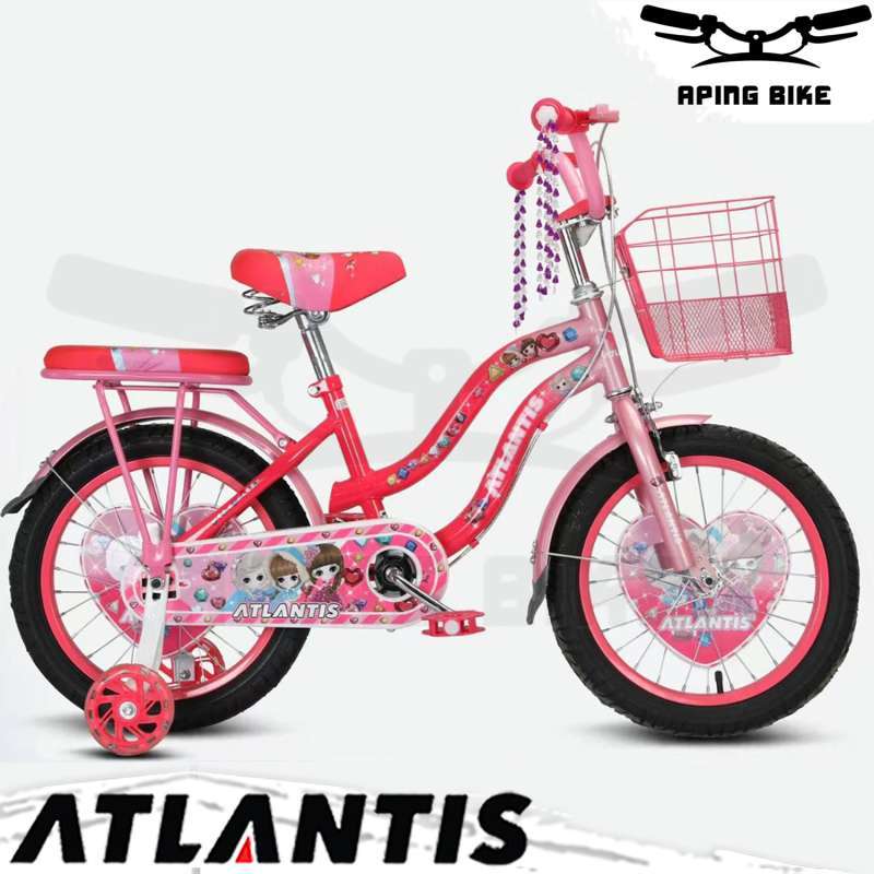 Promo Sepeda Atlantis Bell Plus 12 16 18 Inch Sepeda Anak Permpuan ...