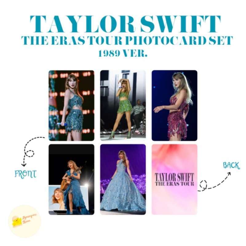 Jual The Eras Tour Taylor Swift Photocard Set - Lover Version Di Seller ...