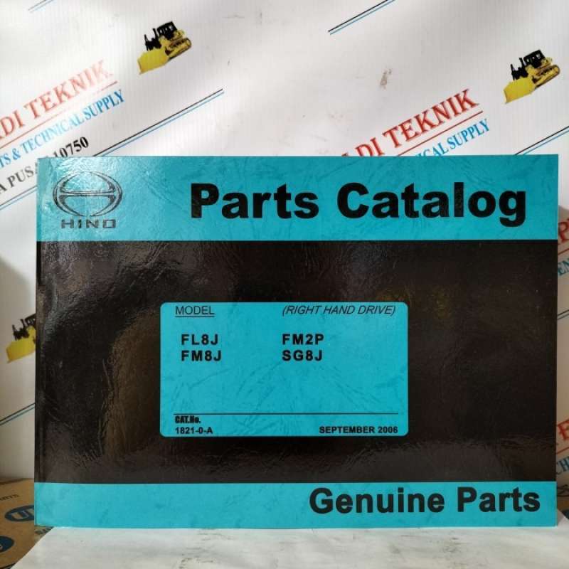 Jual Katalog Manual / Buku Katalog / Katalog Part / Part Book / Hino ...