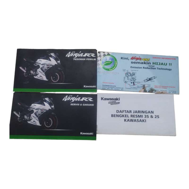 Jual Buku Pedoman Pemilik & Petunjuk Servis Kawasaki Ninja Rr New 2012-2016 Di Seller Noelle ...